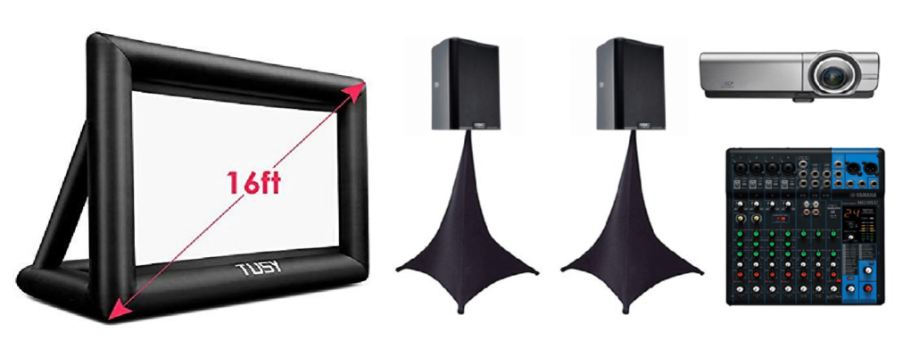 Outdoor Movie Screen Packages in Chicago and Surrounding Area